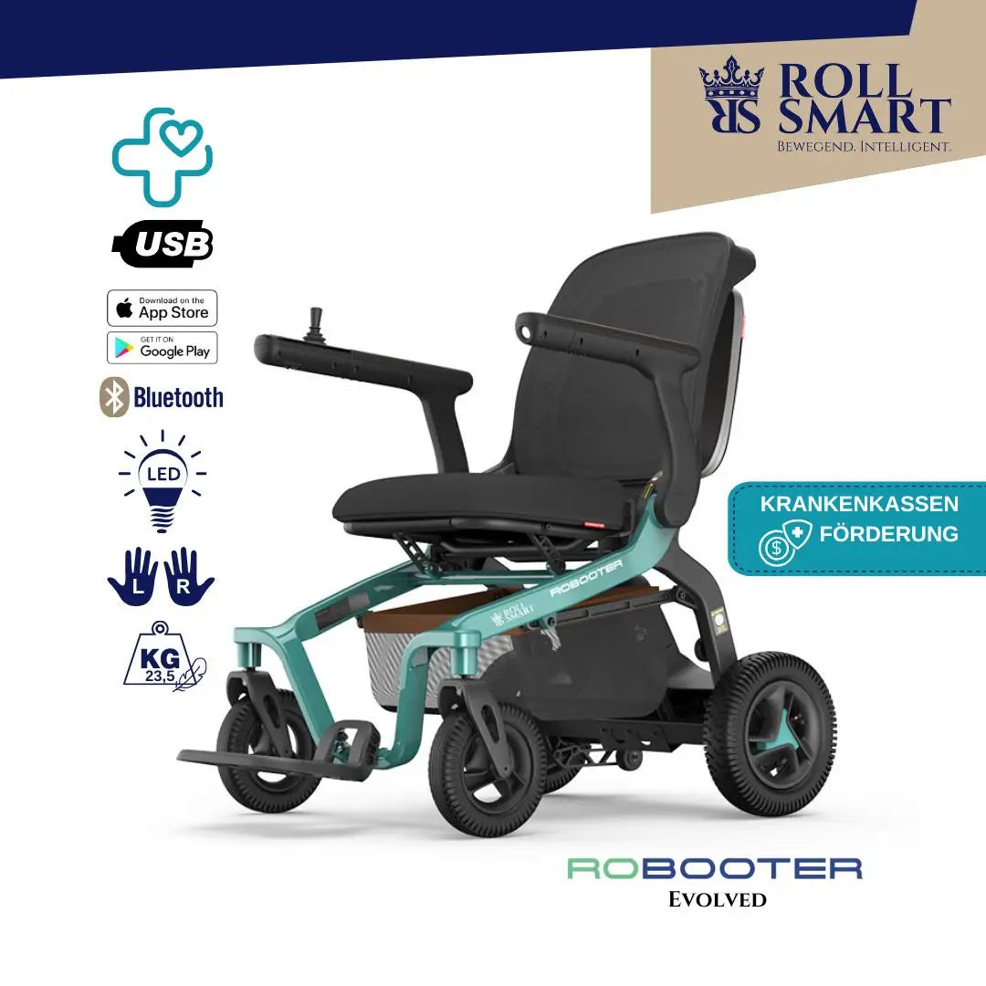 Roll smart robooter evolve elektrorollstuhl e40 leicht – Roll Smart ...